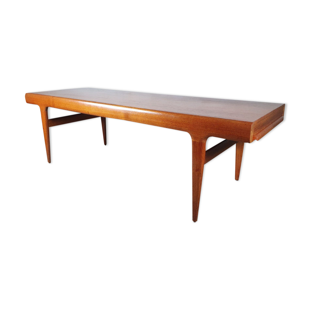 Table basse teck massif danoise Johannes andersen | Selency