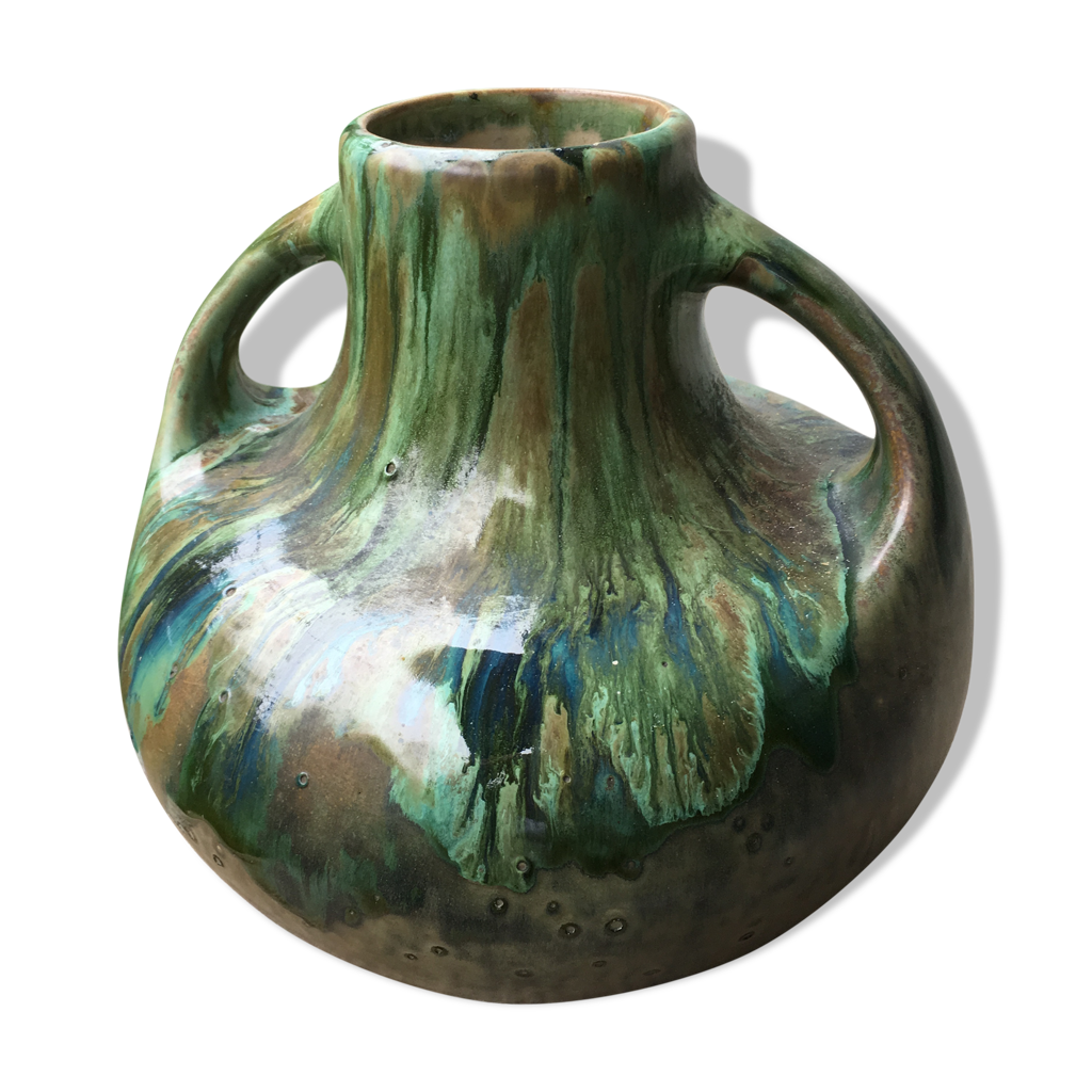 Vase en grès de Saint Amand signé Bady | Selency