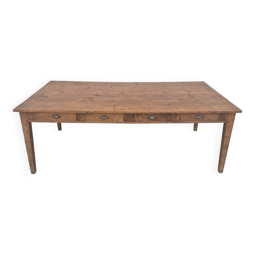 Table de magasin métier 8 tiroirs - 2m20 | Selency