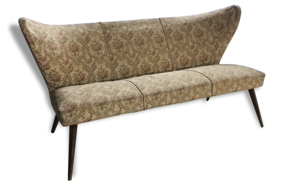 Canapé sofa cocktail années 50 sculptural | Selency