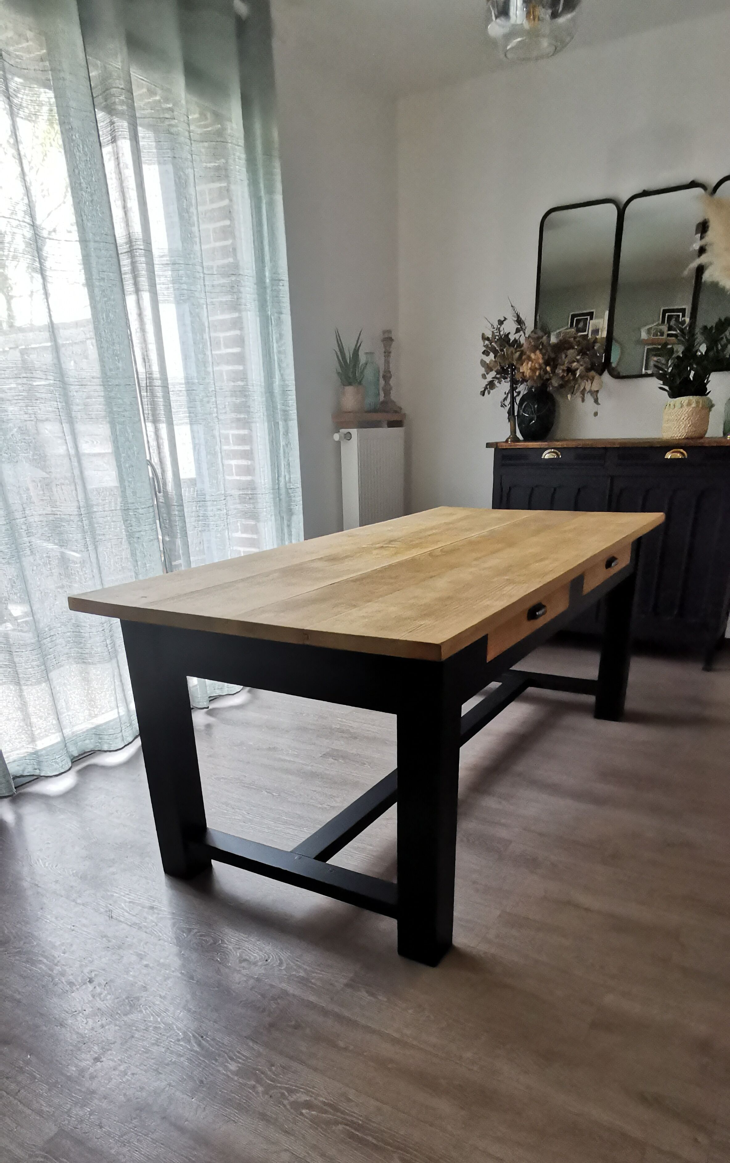 Table de ferme en massif | Selency