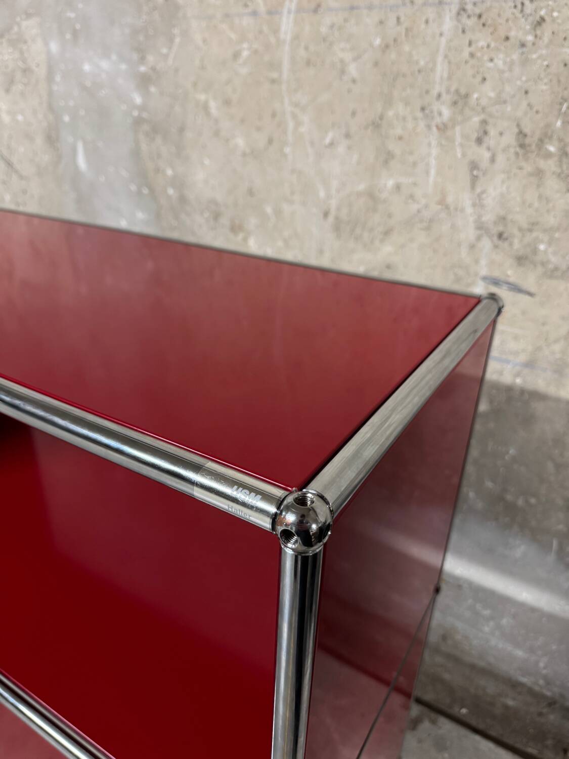 USM Haller Enfilade 2 portes Rouge | Selency