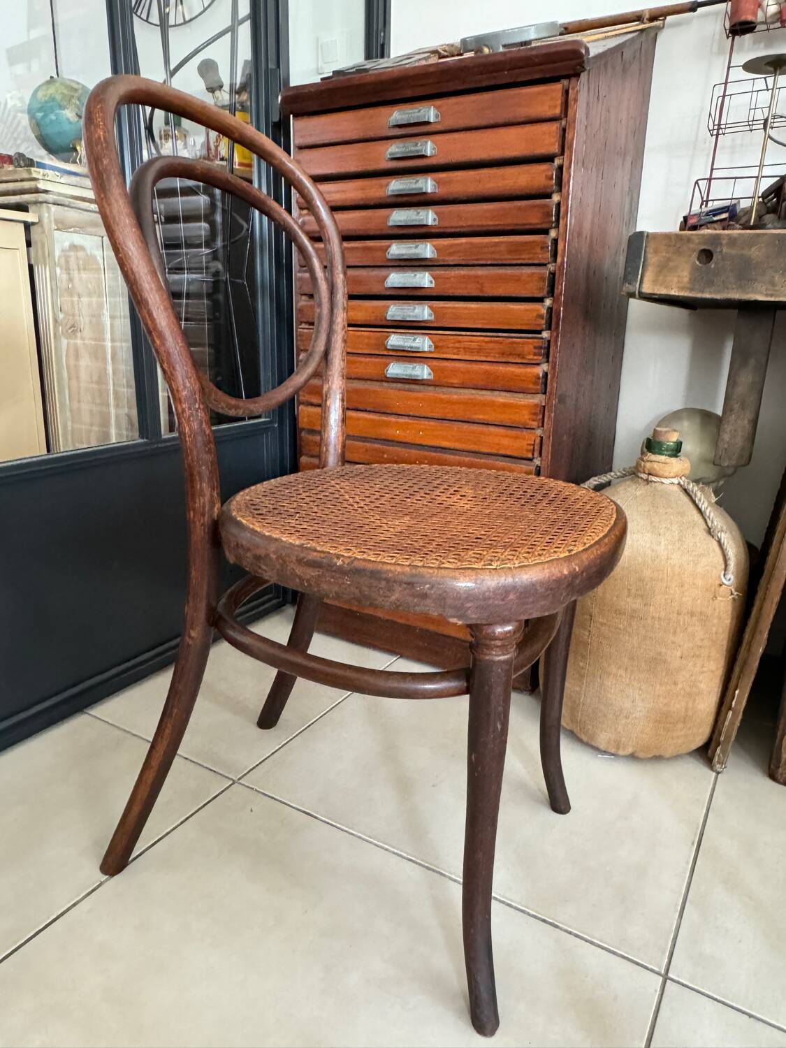 Chaise Bistrot Thonet Ancienne