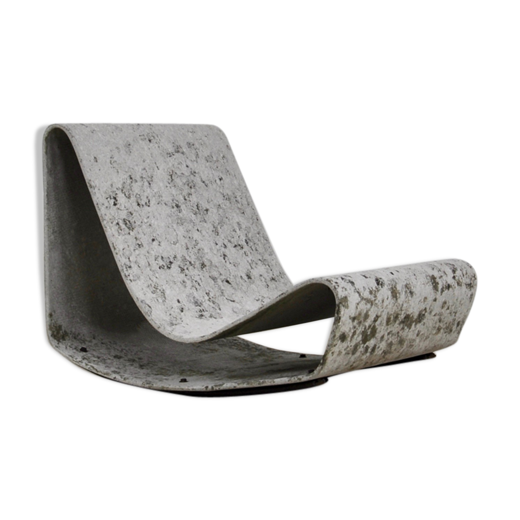 Loop lounge chairs par Willy Guhl pour Eternit 1950s | Selency