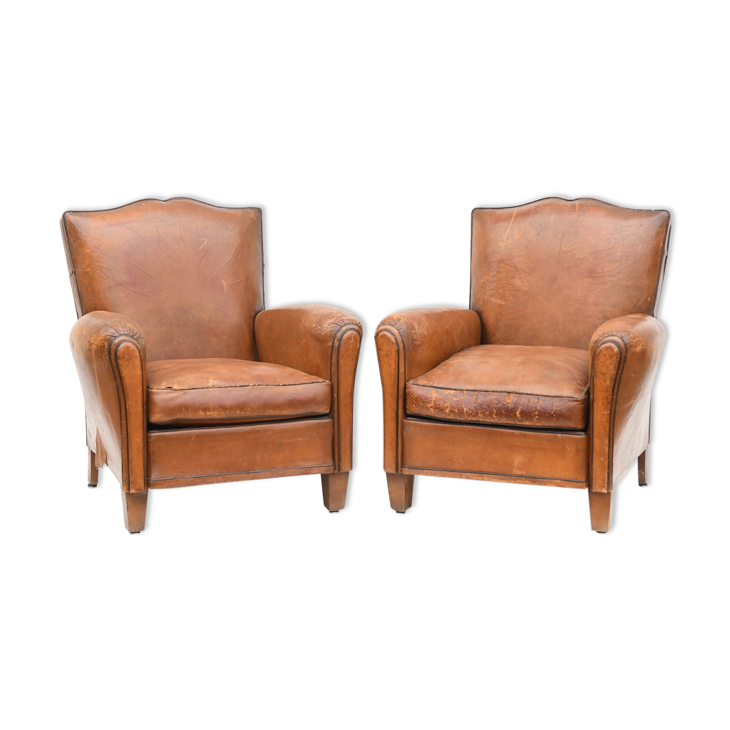 Paire de fauteuils club | Selency