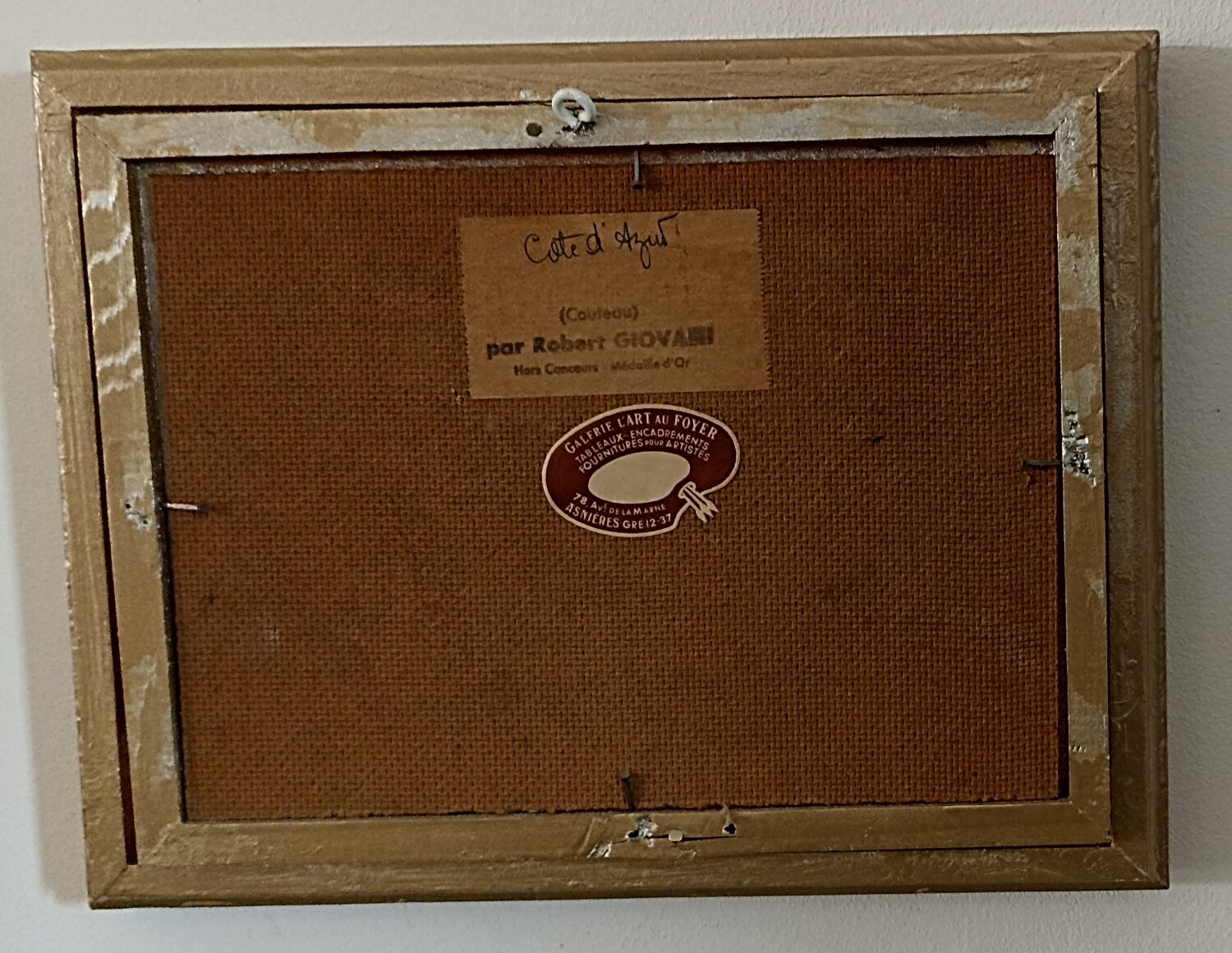 Robert giovani 1900-1977 cote d'azur marine | Selency