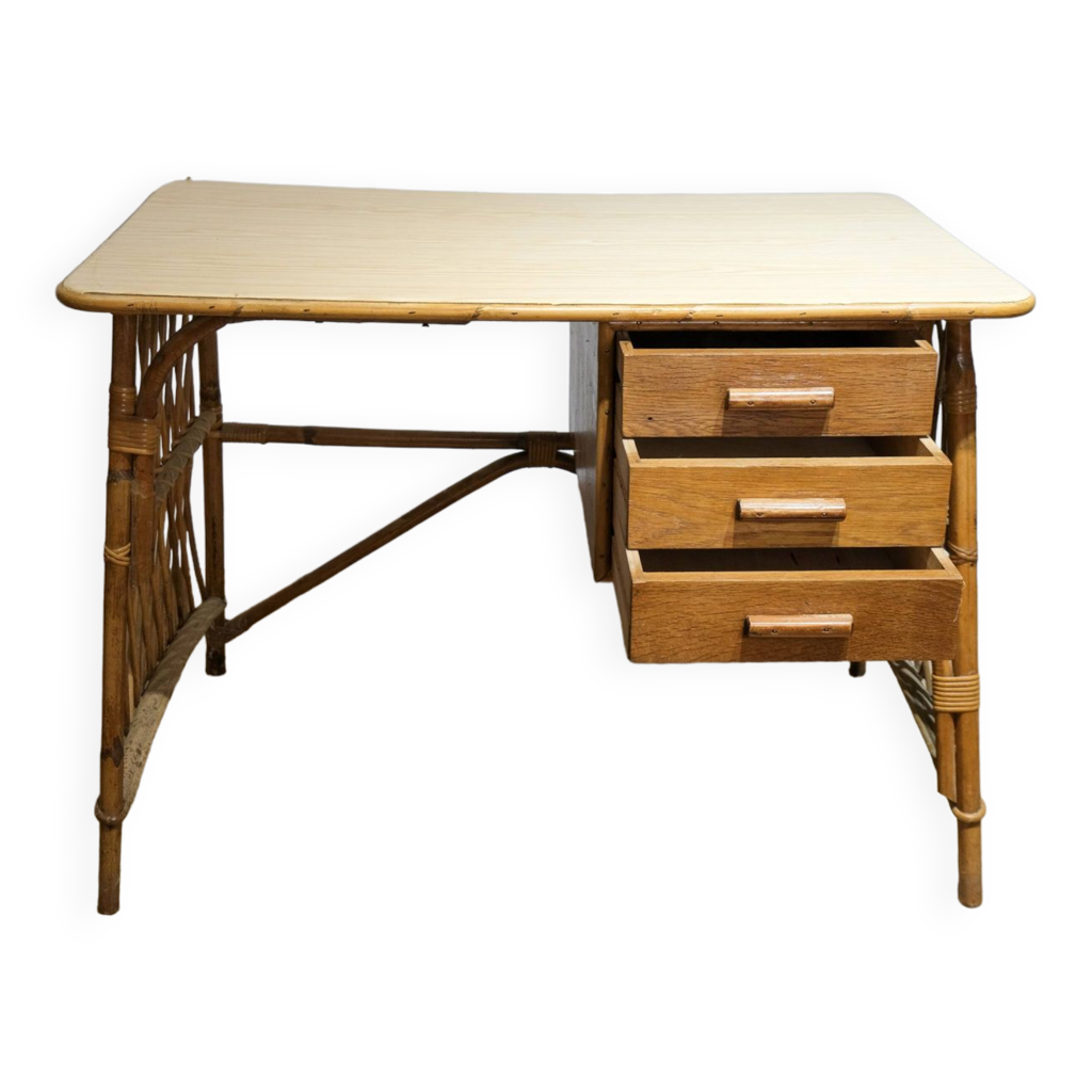 Bureau en rotin | Selency