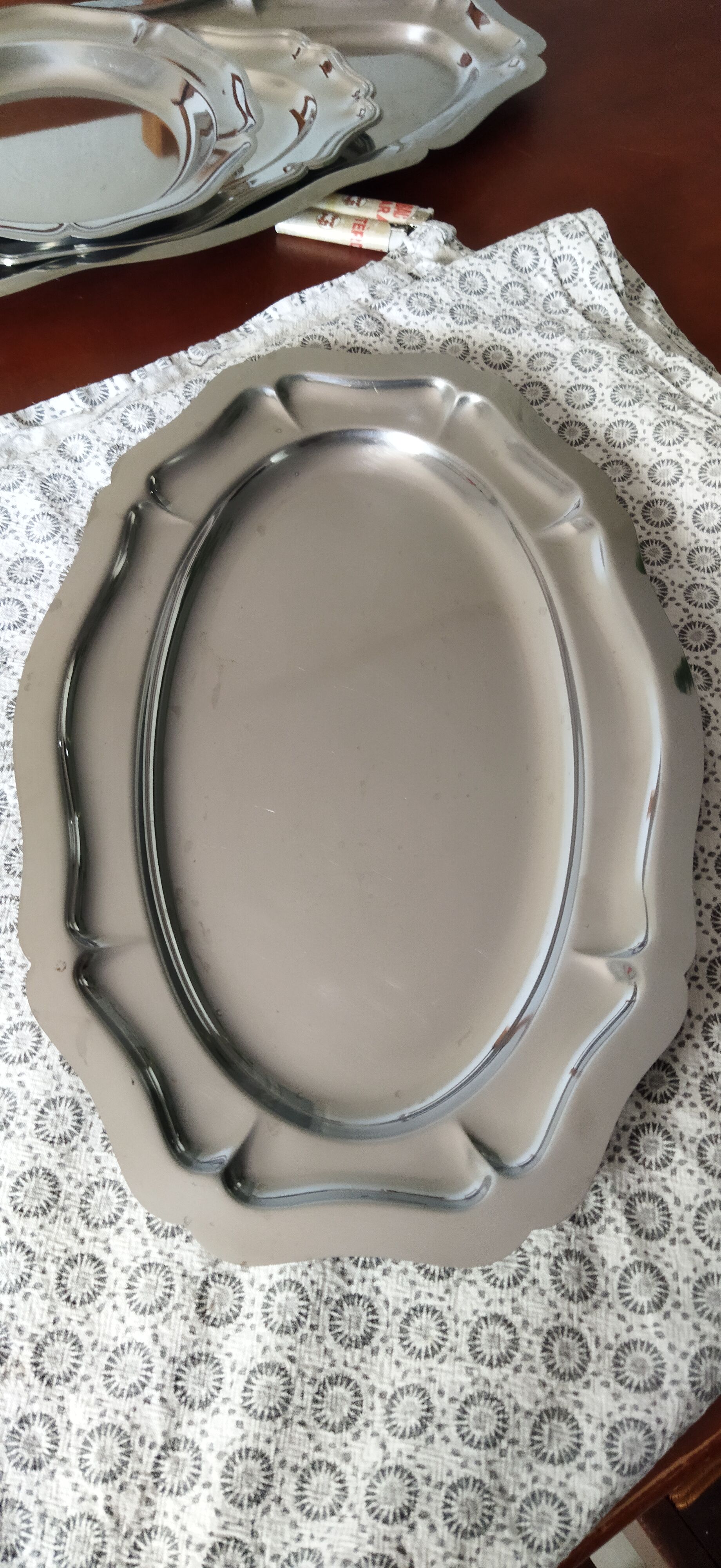 Plat de service en inox | Selency