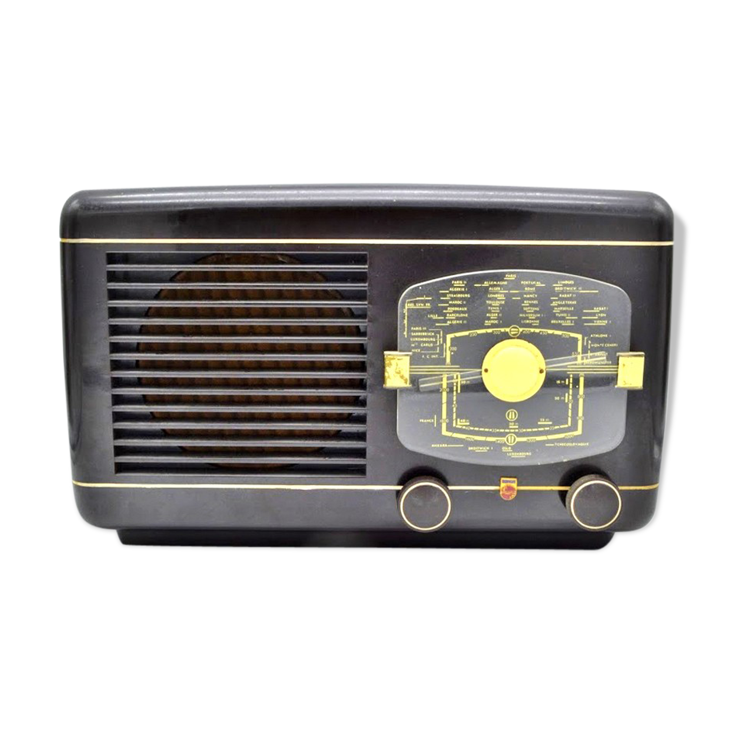 Radio vintage bluetooth Philips br397 de 1950 | Selency