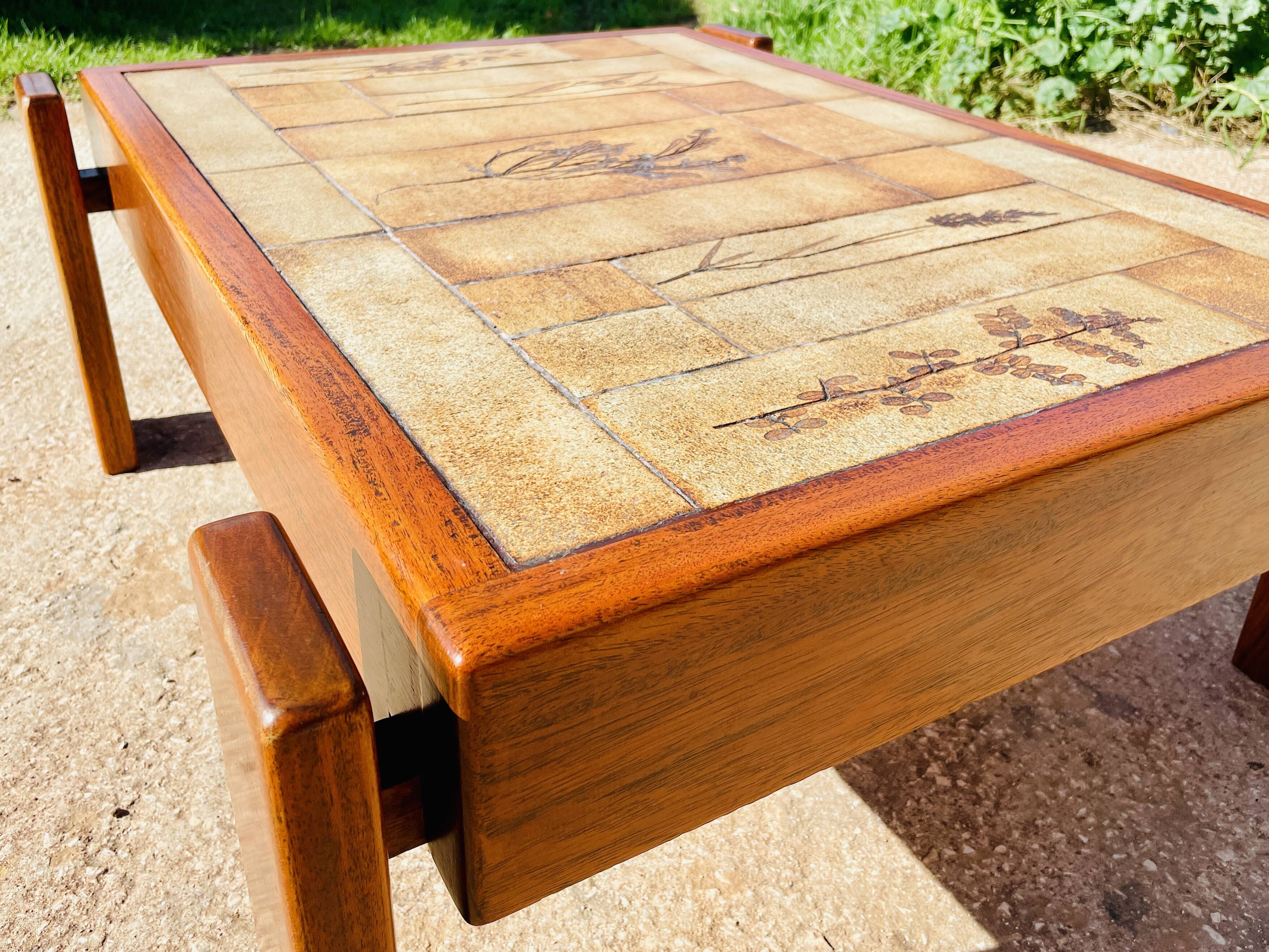 Table basse herbier | Selency