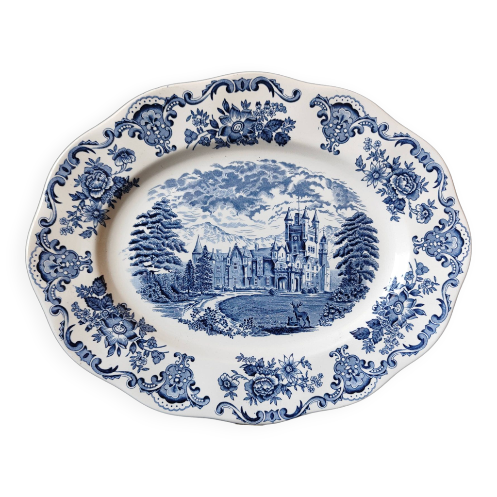 Faience plat royal homes of britain /tower of london /balmoral of ...