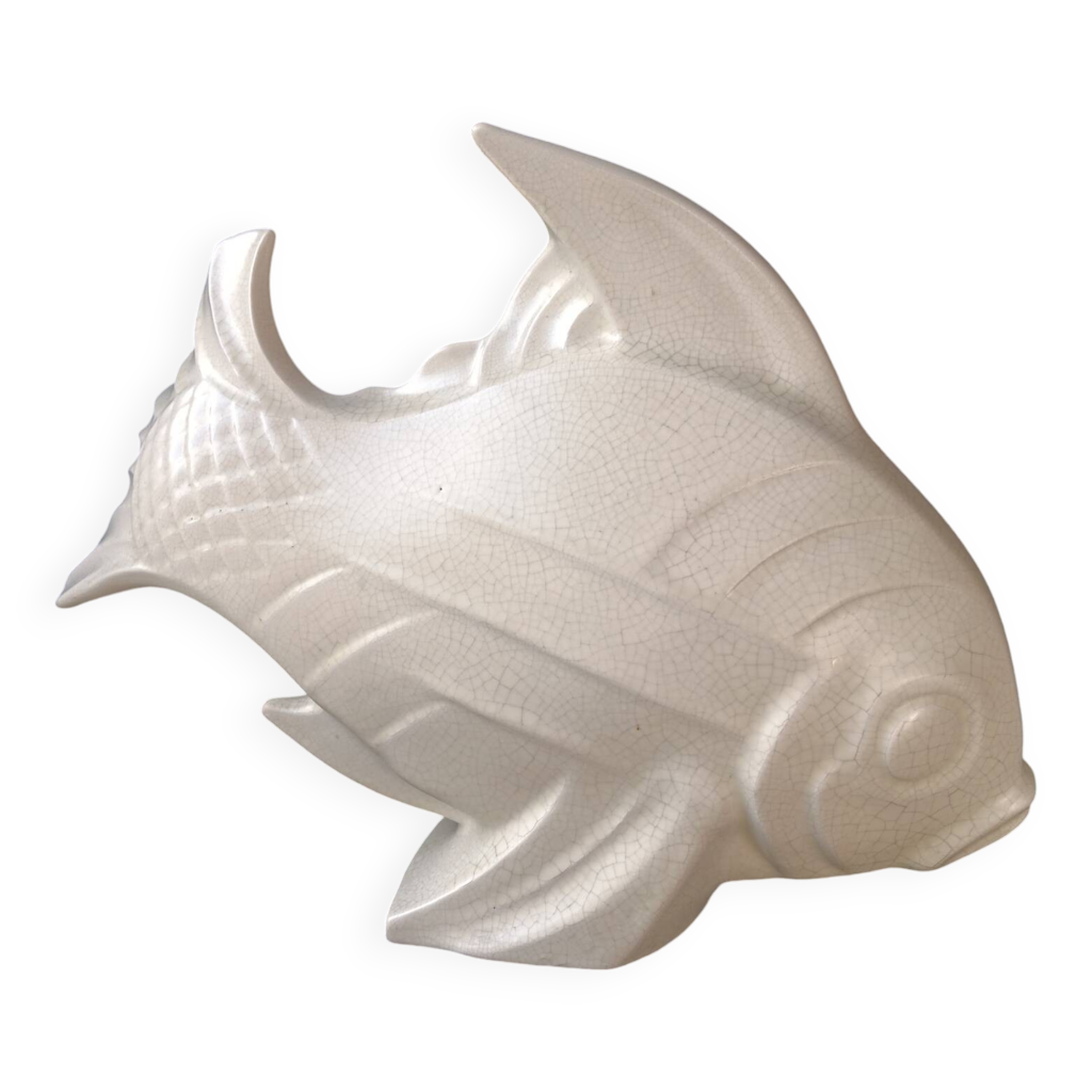 Poisson art deco en céramique de le jan | Selency