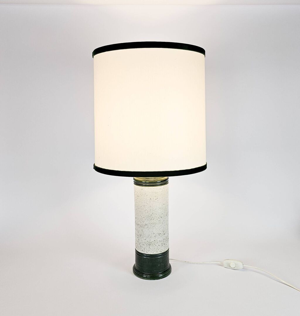 Bitossi voor Bergboms & Co - Aldo Londi - lampe à tafel - vert/esprit - céramique - années 60 ...
