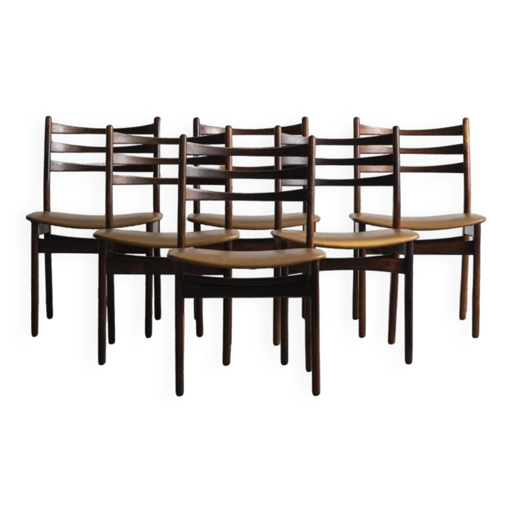 Ensemble de 6 chaises à repas de Topform, design néerlandais, années ...