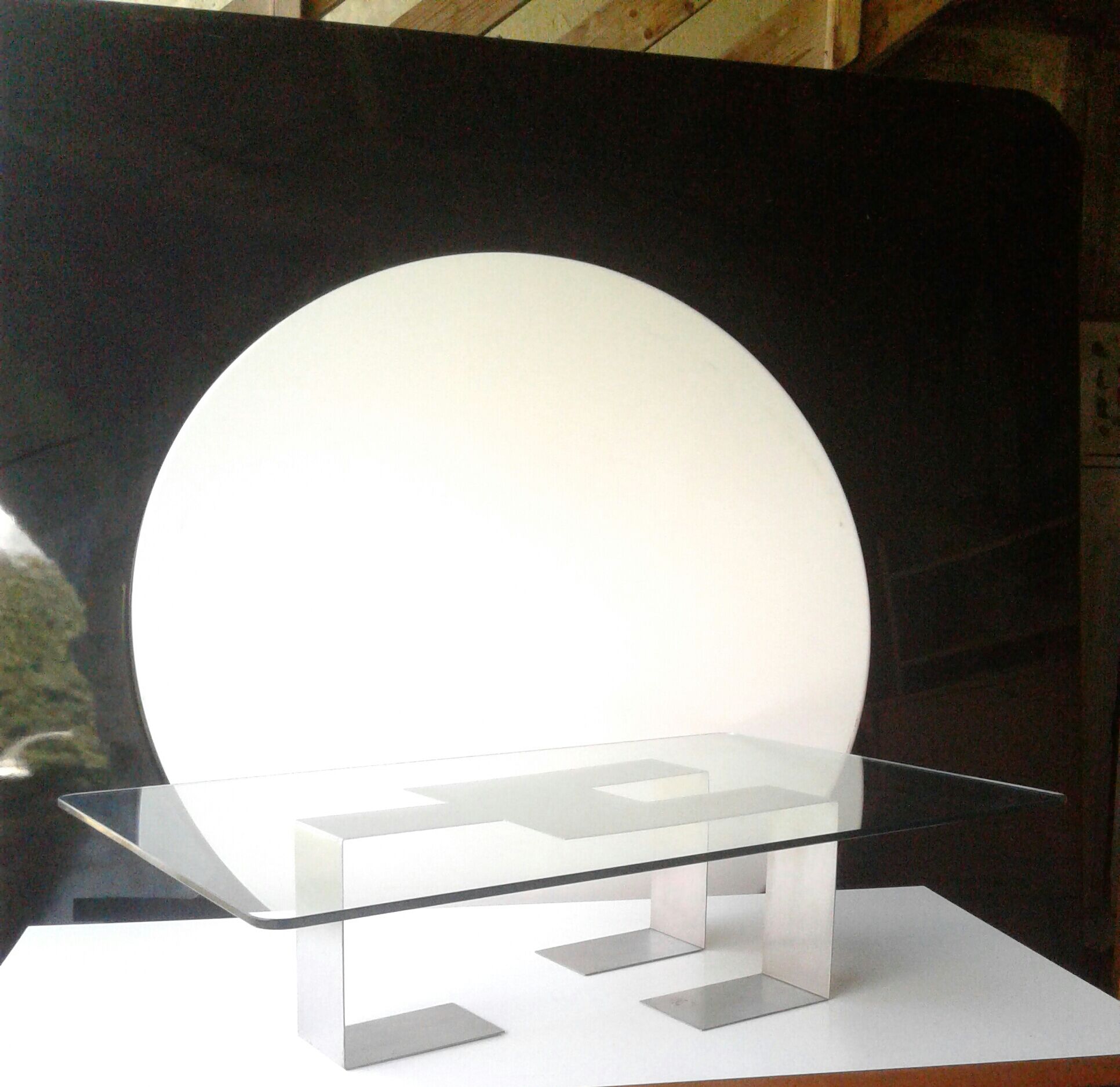 Table basse Jean Pierre Mesmin modèle Colina édition Bioject | Selency
