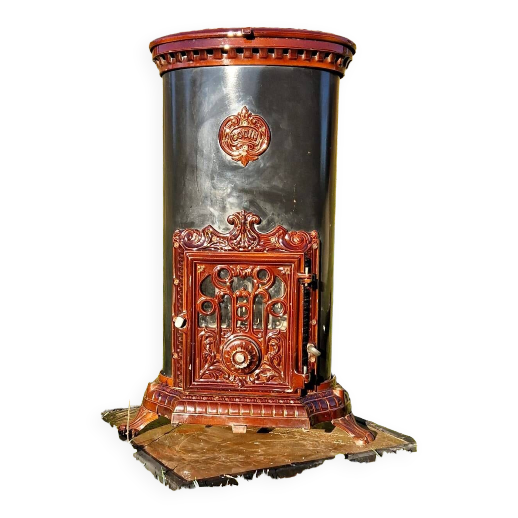 Poêle à bois godin vintage n°3727 | Selency