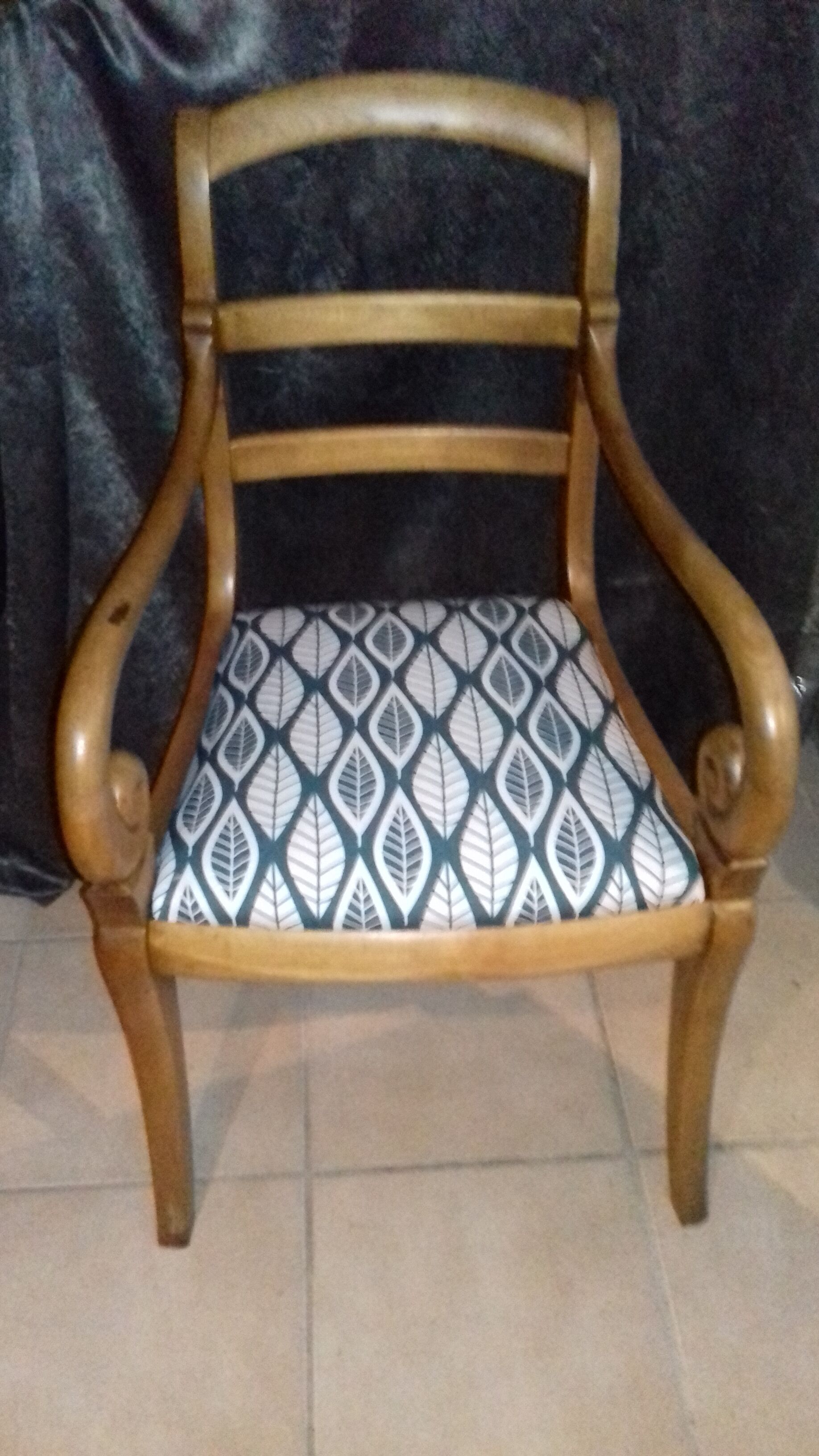 Fauteuil style empire relooké | Selency