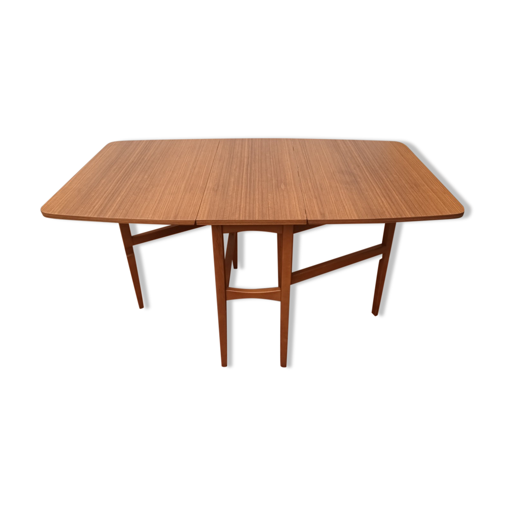 Table scandinave pliante en teck | Selency