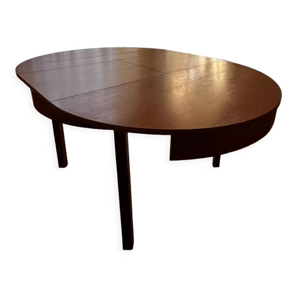 Table à manger ronde extensible style danois | Selency