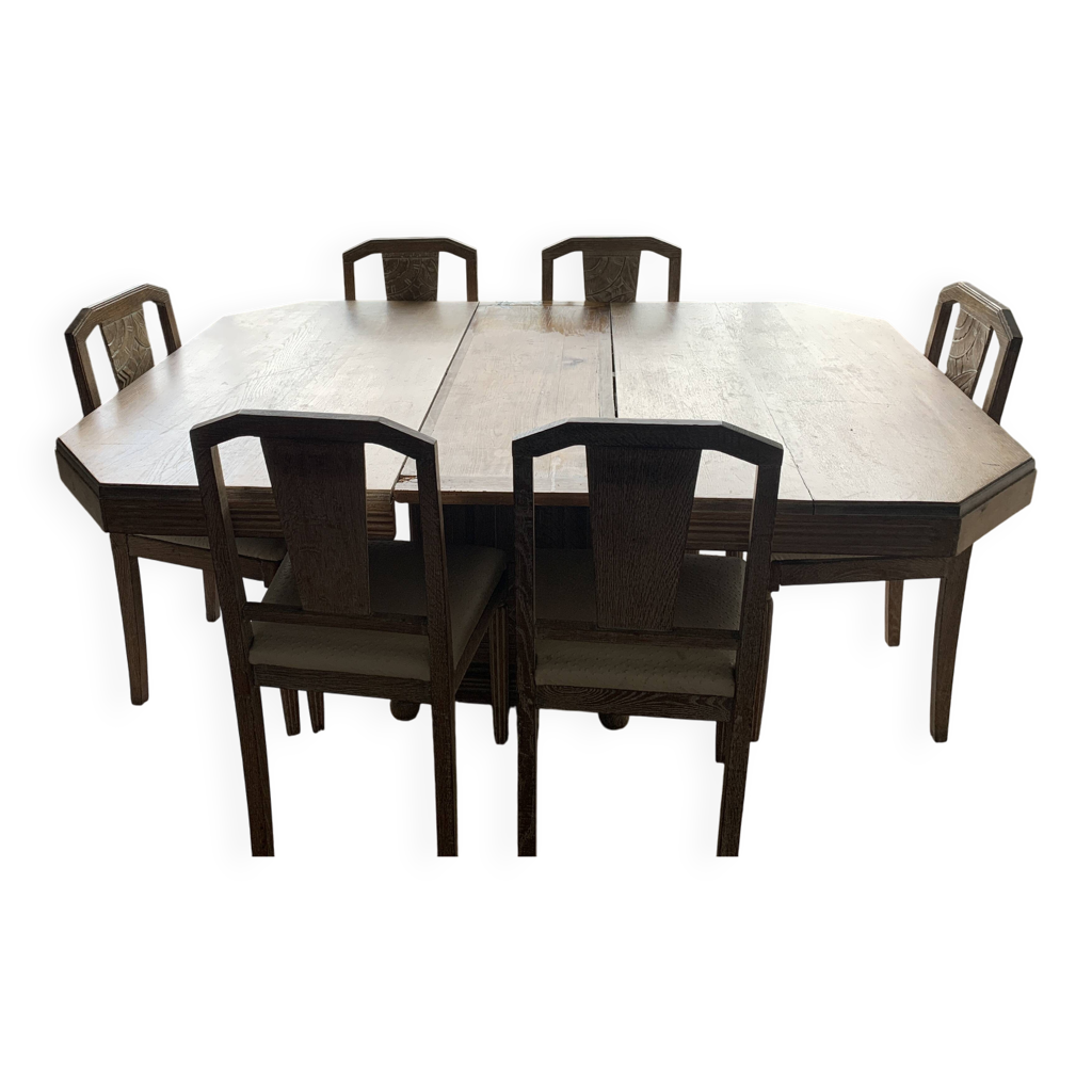 Table et chaises art déco | Selency