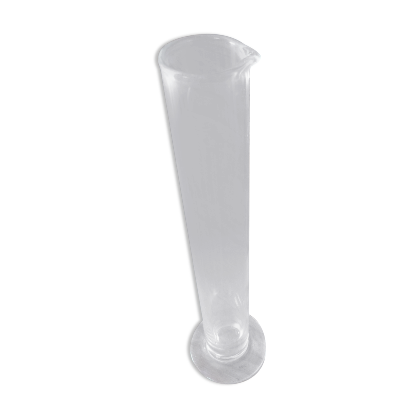 Vase soliflore ancien tube en verre verseur chimie | Selency
