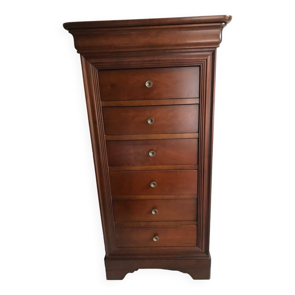 Semainier en merisier massif | Selency