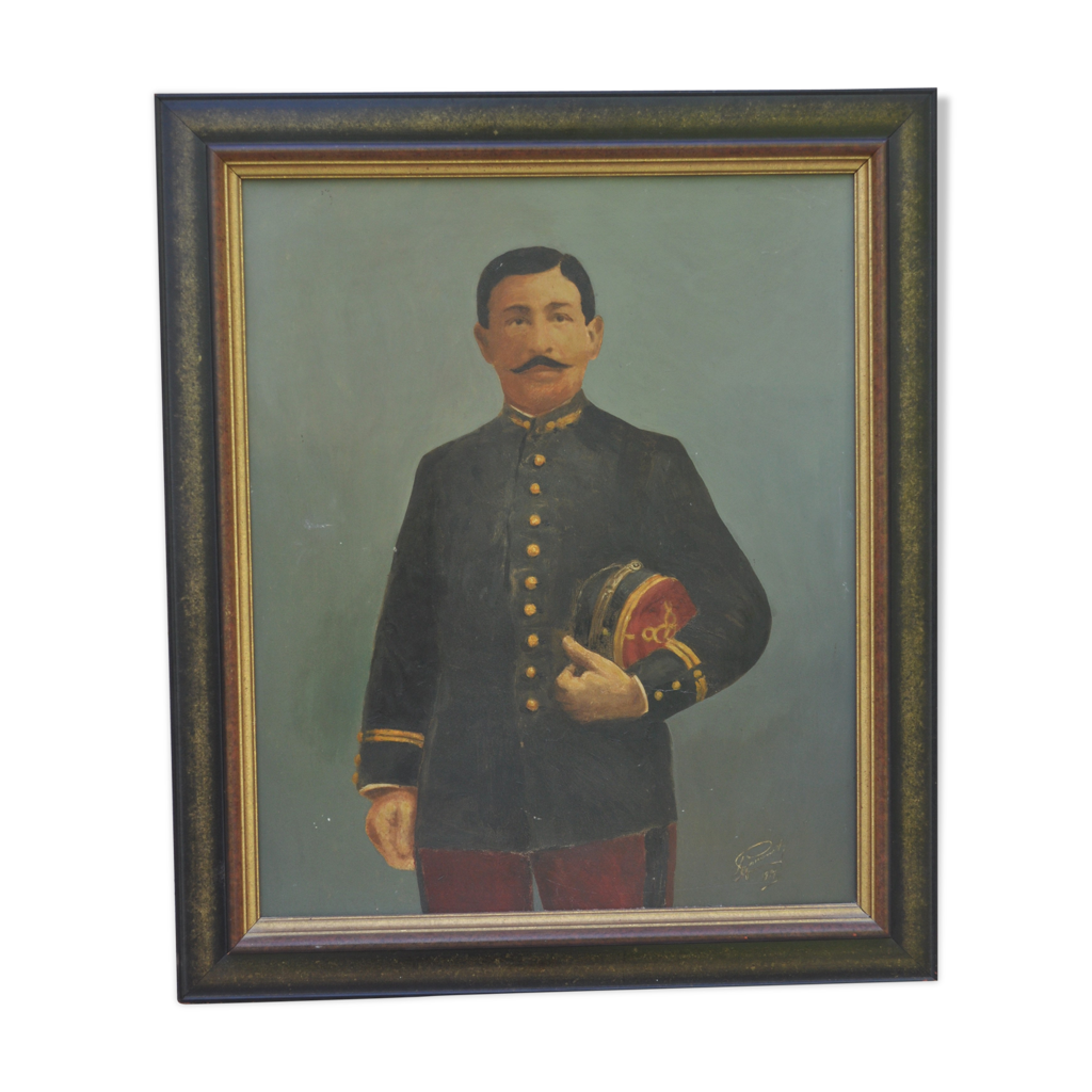 Portrait militaire soldat 1ère Guerre Mondiale | Selency