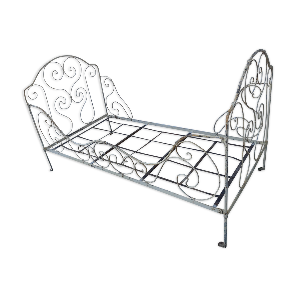 Lit pliant en fer forgé | Selency
