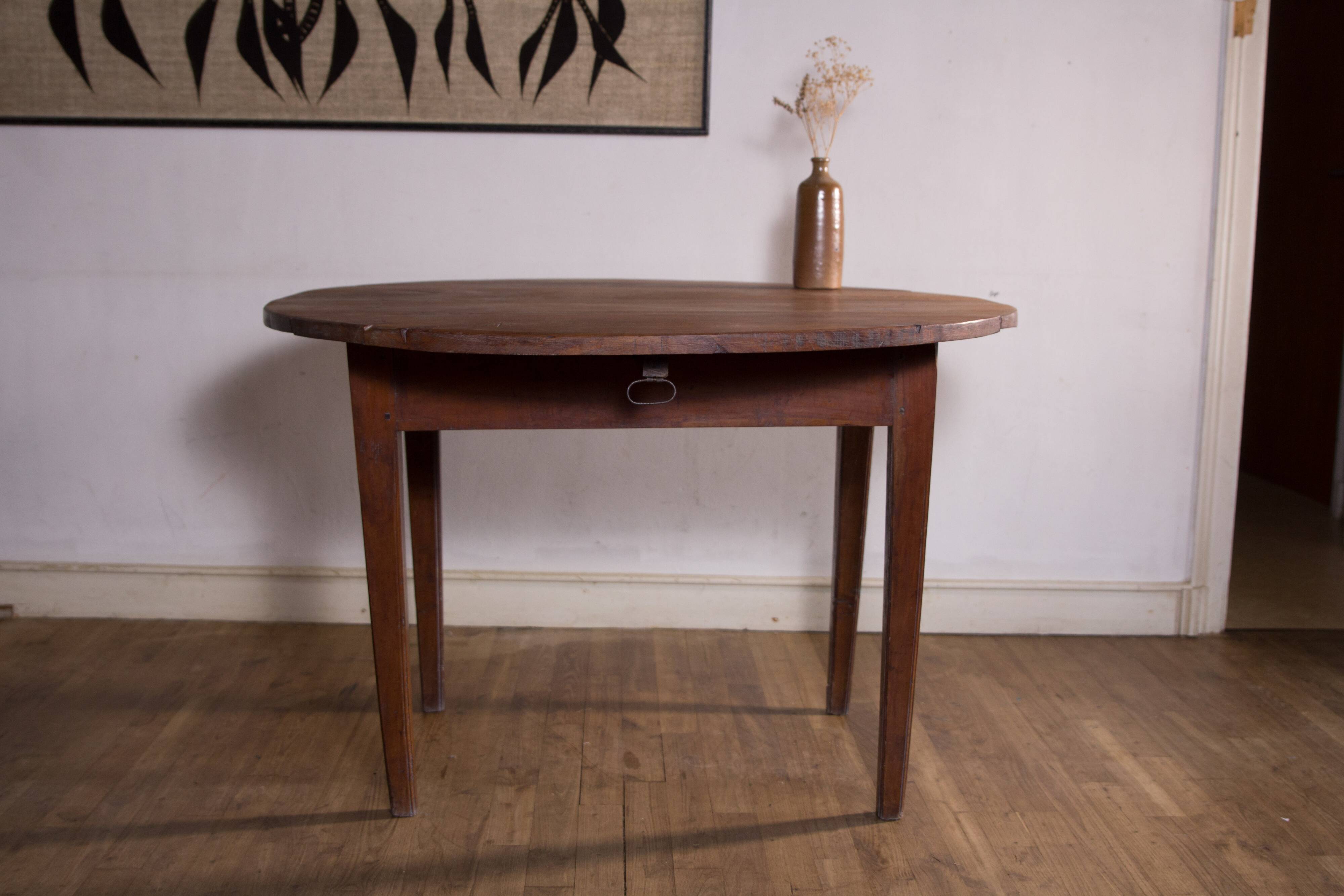 Table ronde bois massif | Selency