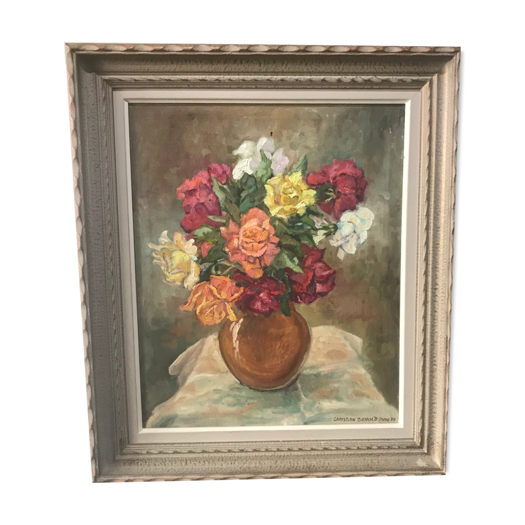 Tableau bouquet de fleurs | Selency