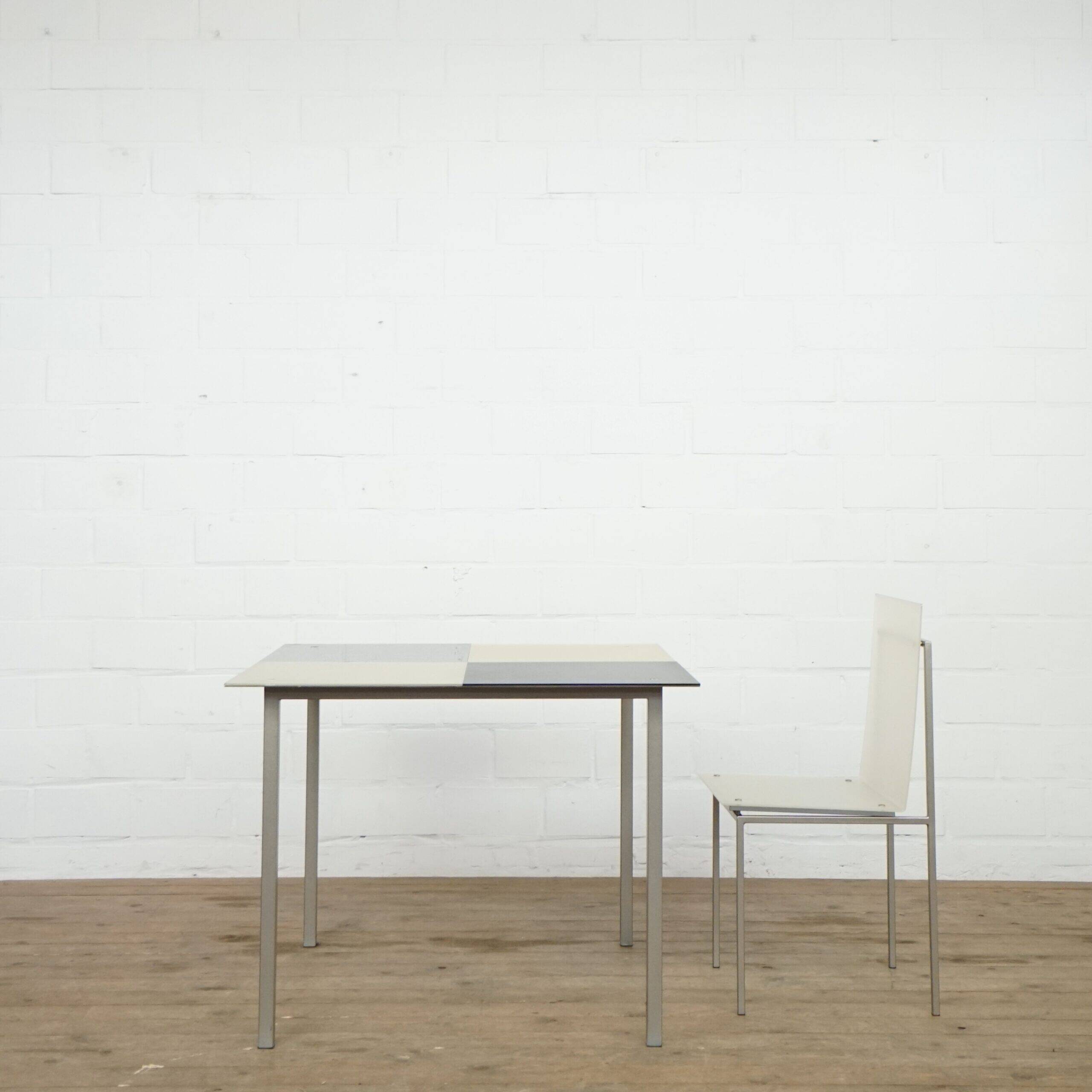 Table/bureau et chaise italiennes postmodernes pour Alias | Selency