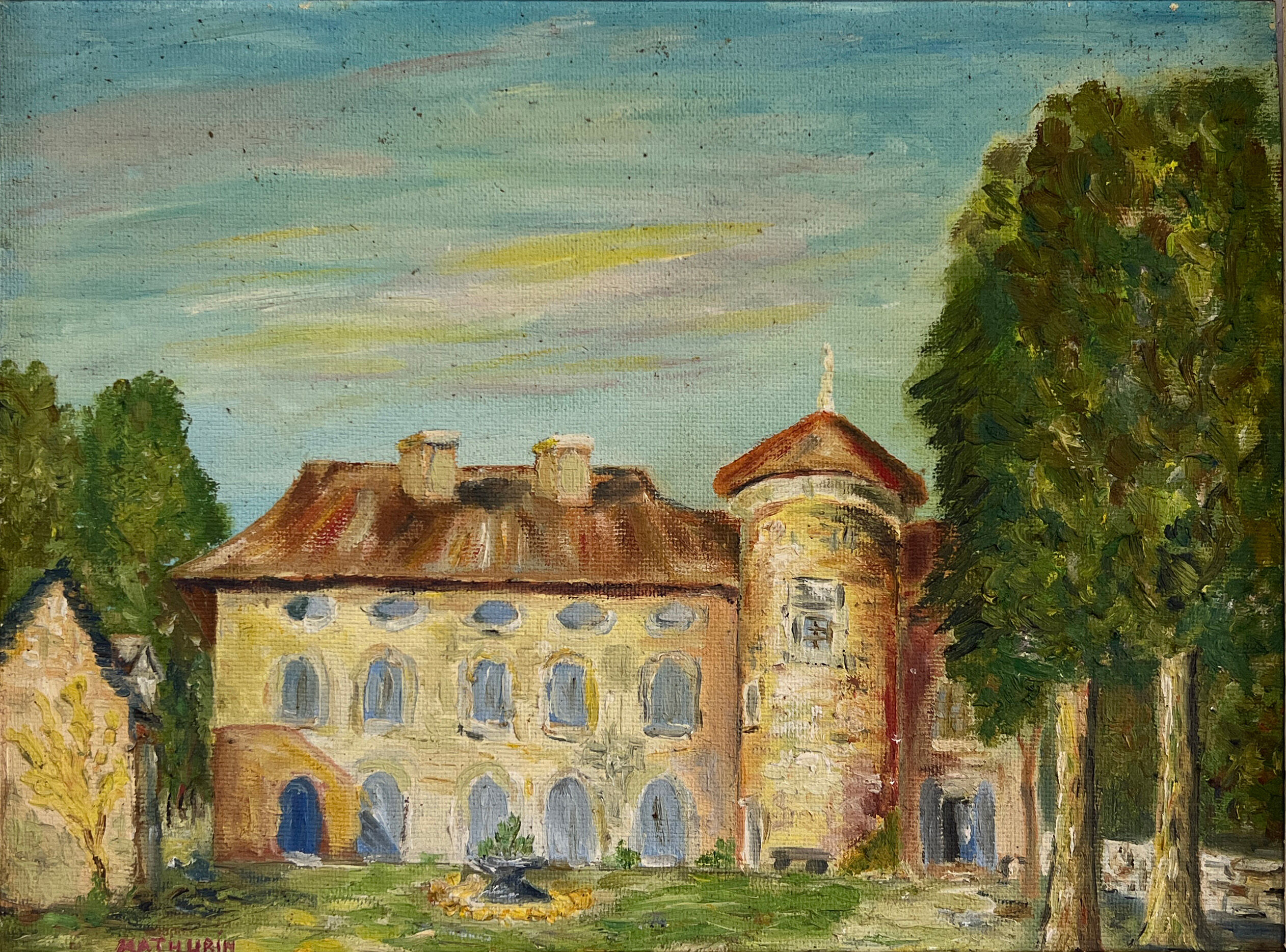 Huile sur panneau de maurice mathurin - peinture | Selency