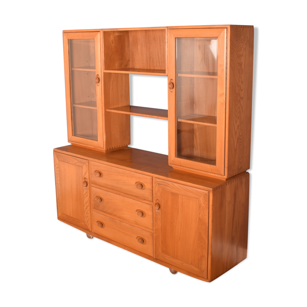 Buffet Ercol modèle 455 D Elm Windsor 1960 vintage | Selency