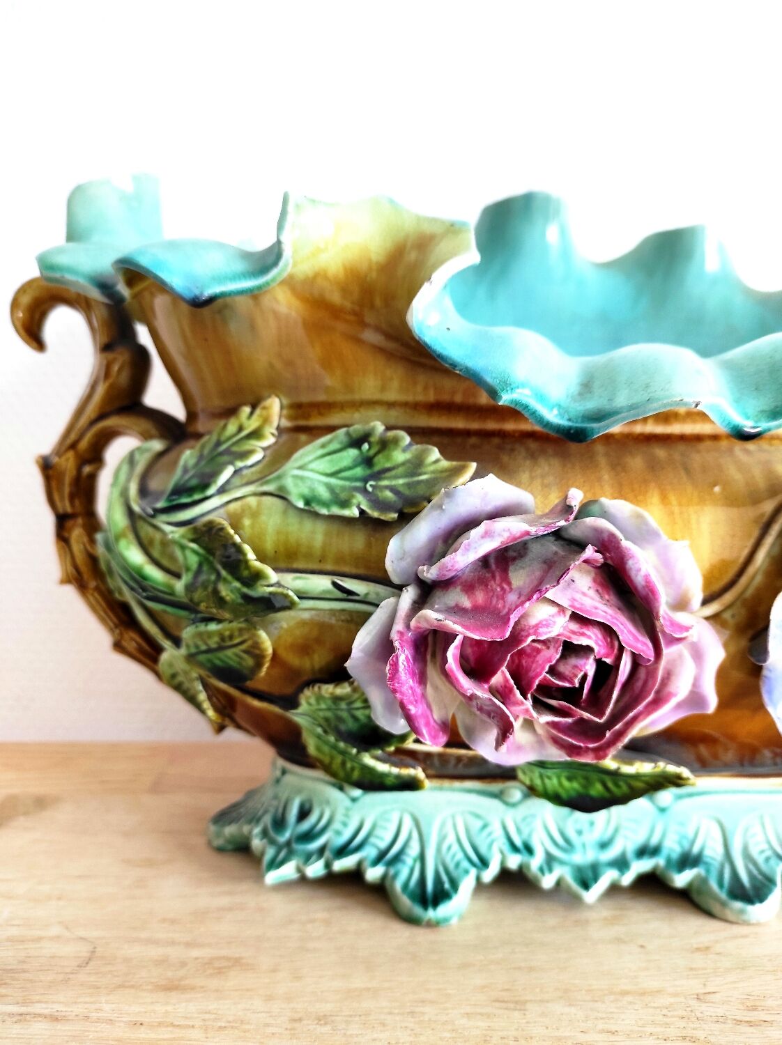 Jardinière cache pot en barbotine | Selency