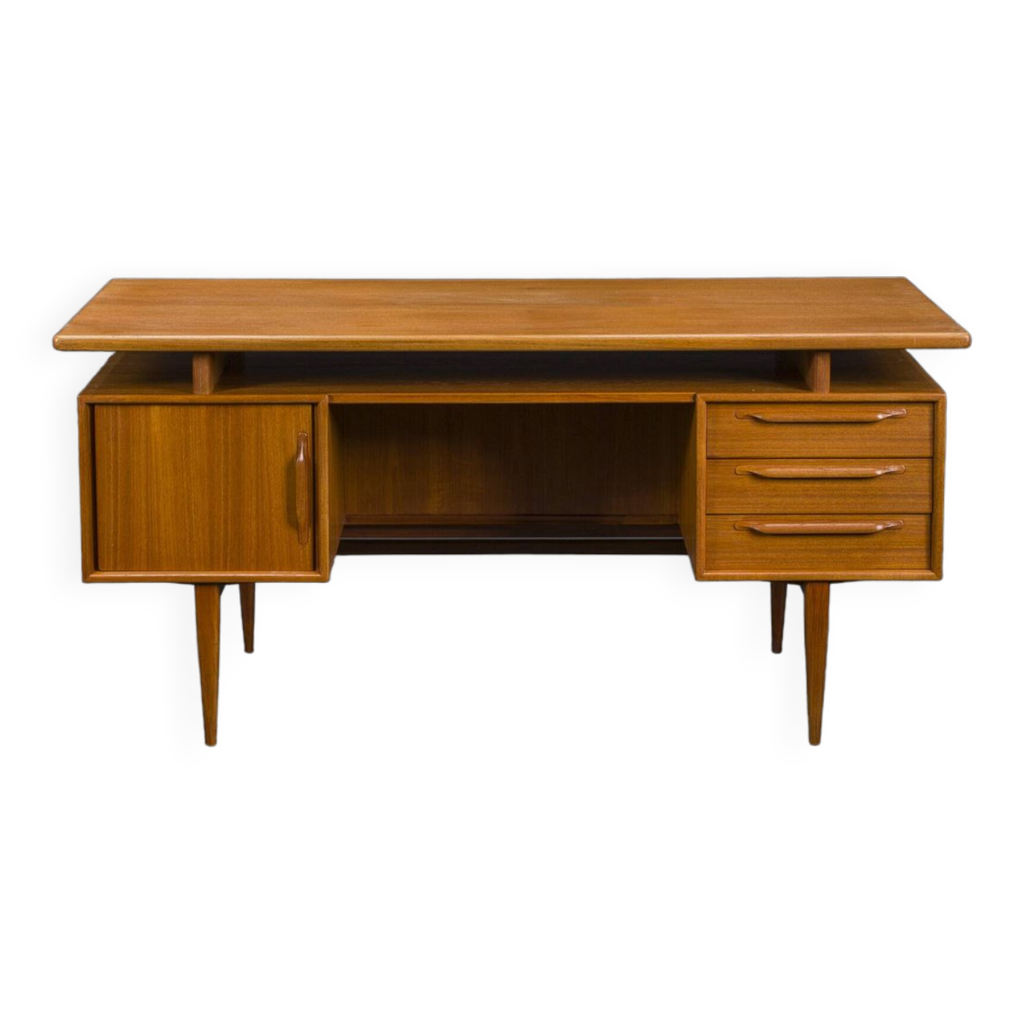 Bureau Modèle Rt200 en Teck par Heinrich Riestenpatt, 1960s | Selency