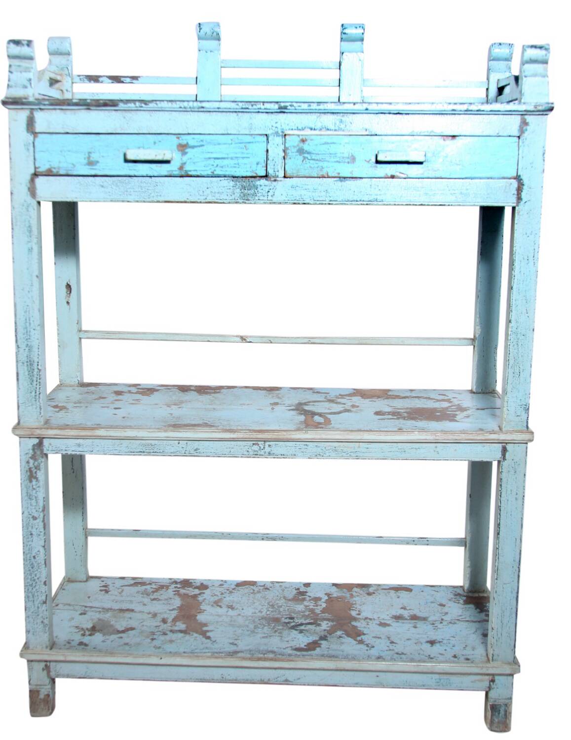 Étagère ancienne en teck birman | Selency