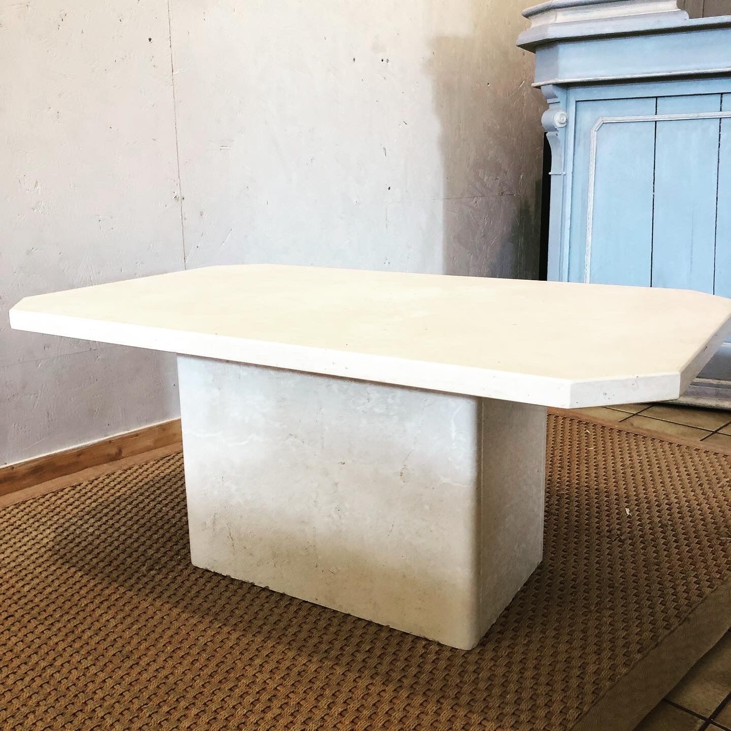Table basse travertin | Selency