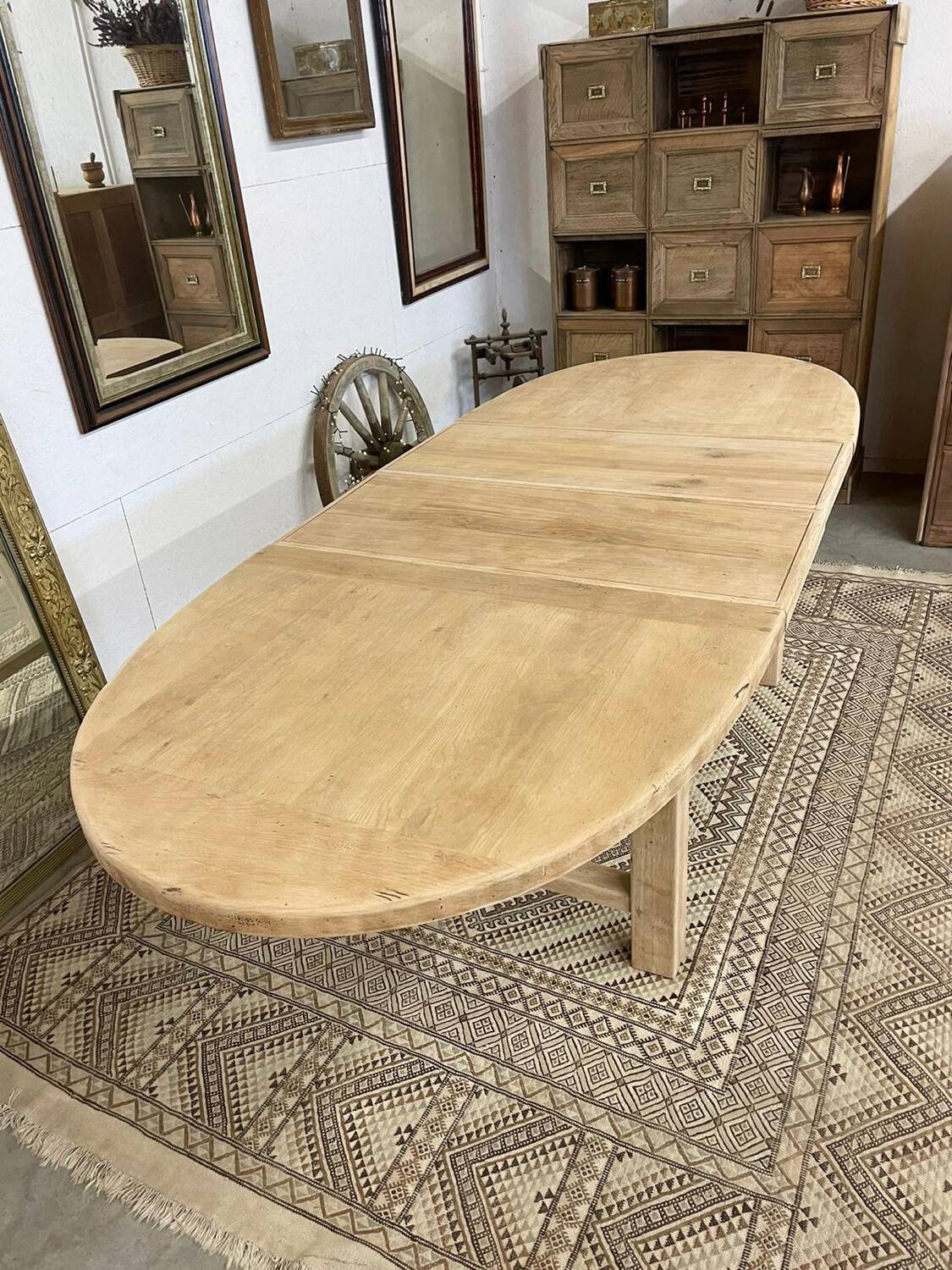 Table modulable extensible en chêne massif | Selency