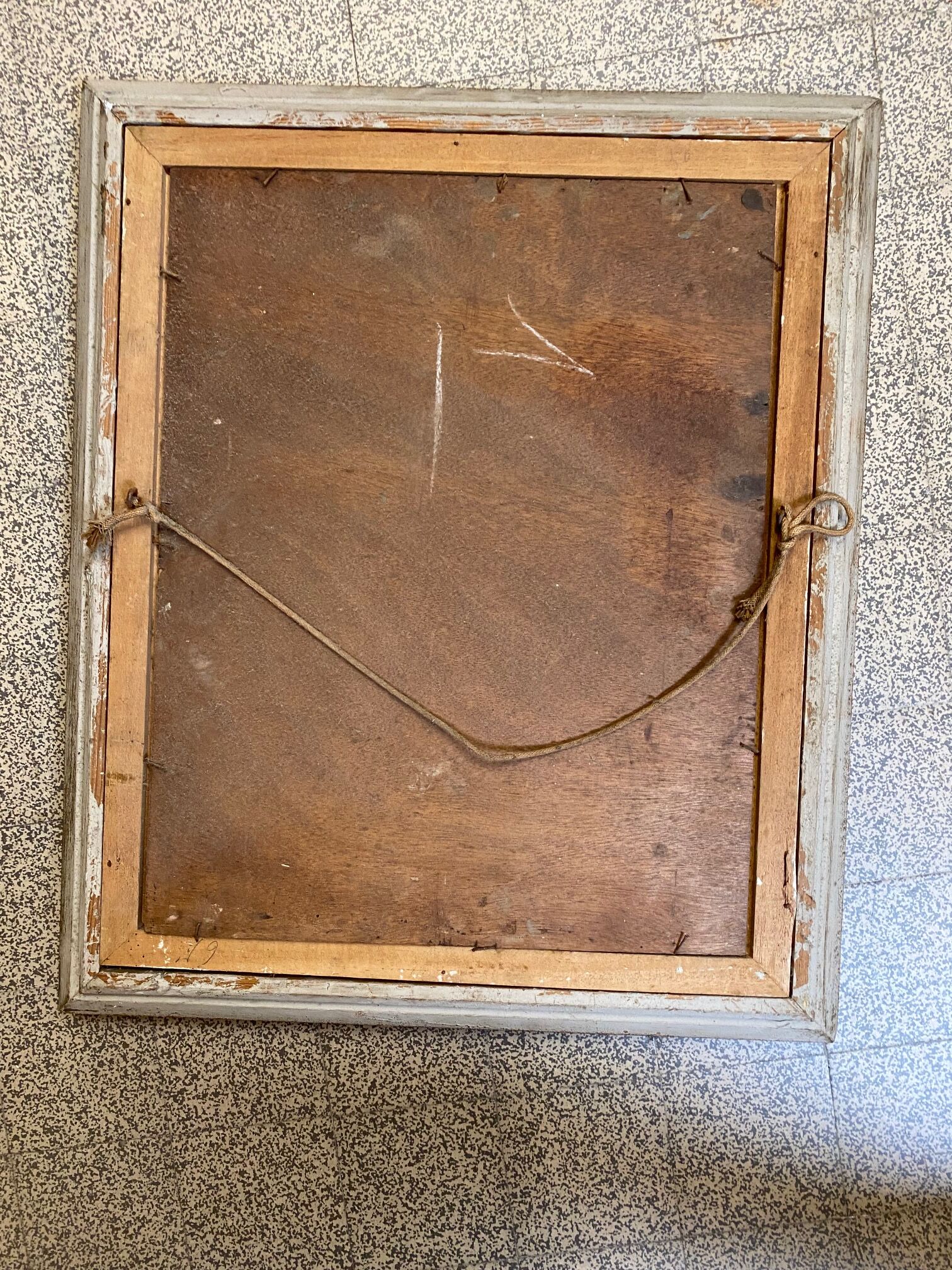 Ferme basque peinture huile signée marcel poissonnié début xxème avec cadre | Selency