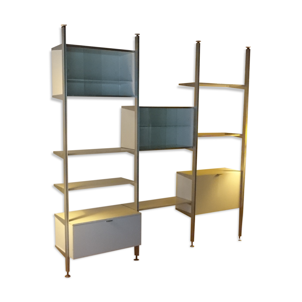 Bookcase flexible "CSS" of G. Nelson & H. Miller | Selency