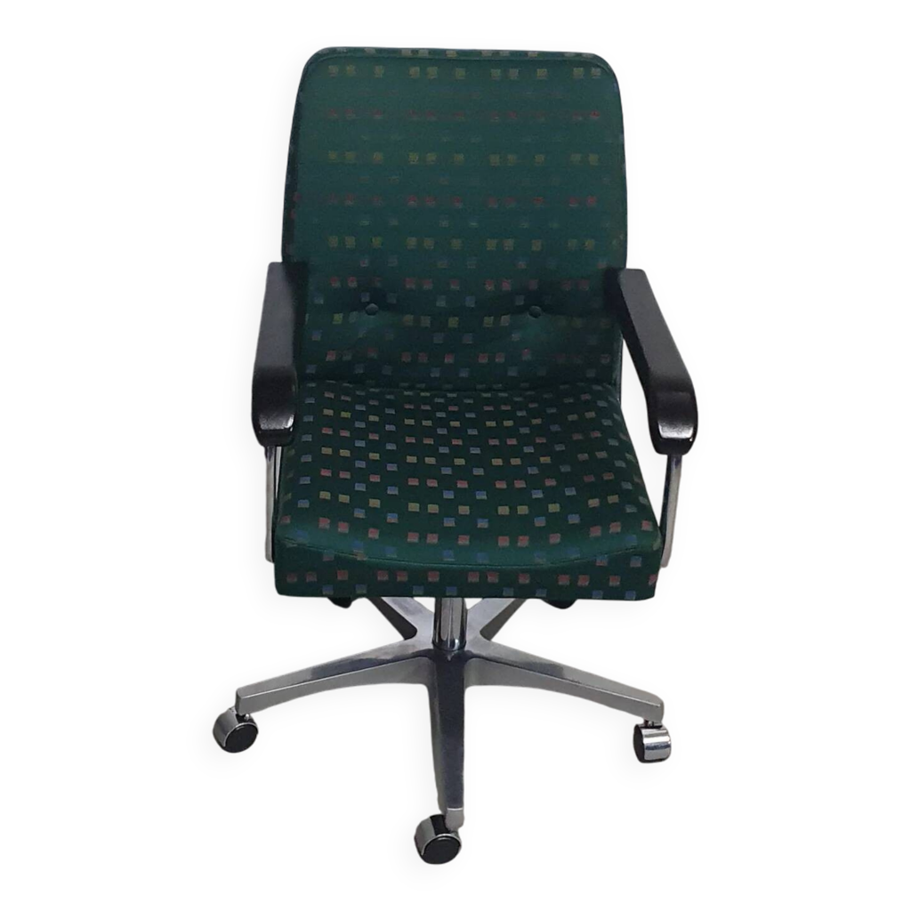 Chaise de bureau avec accoudoirs / pivotante / non réglable en hauteur ...