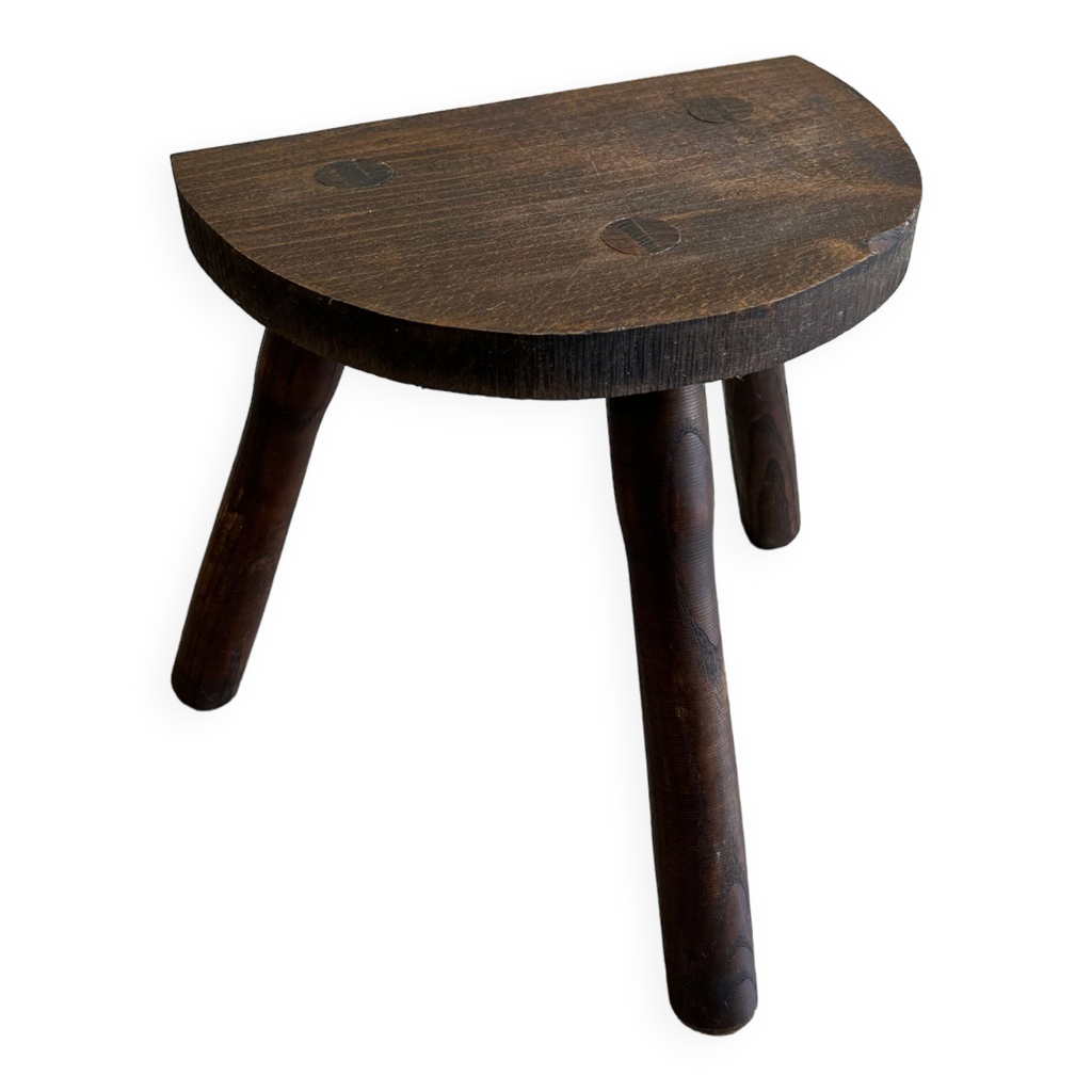 Tabouret tripode bois | Selency