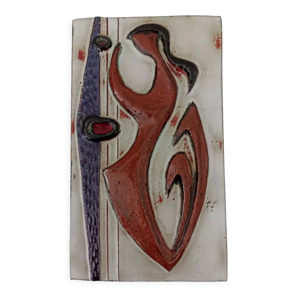 Plaque decorative en ceramique de Paul Vermeire | Selency