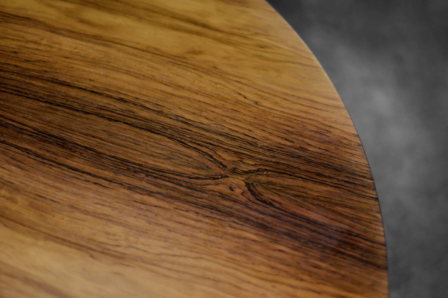 Mid-Century German Modern Round Rosewood Coffee Table from Ilse Möbel | Selency