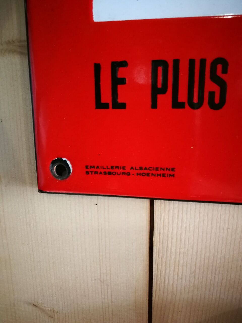 Plaque émaillée France soir | Selency