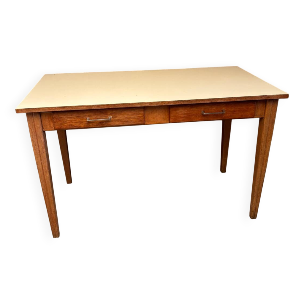 Bureau ou table avec plateau en Formica | Selency