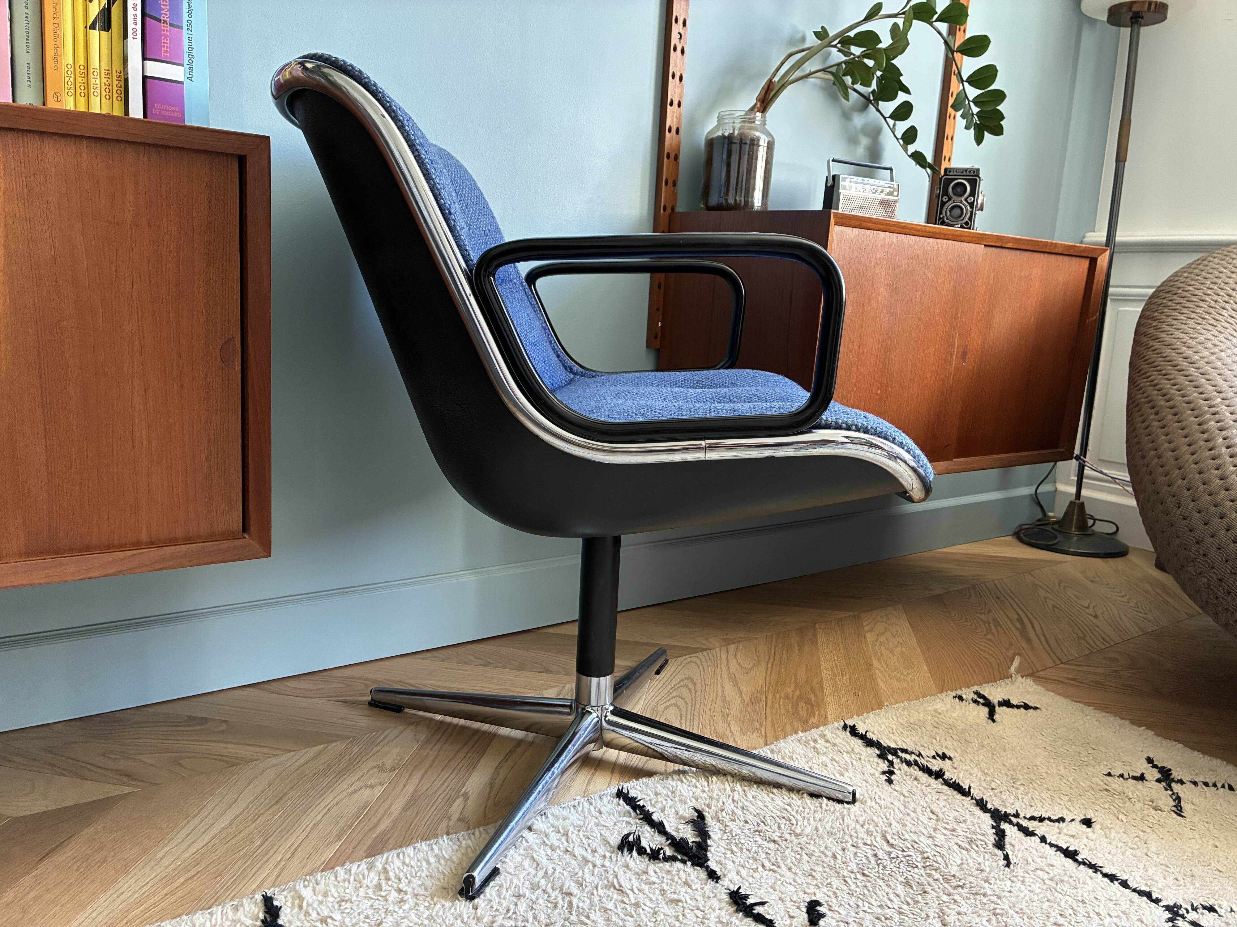 Fauteuil Charles Pollock pour Knoll International | Selency