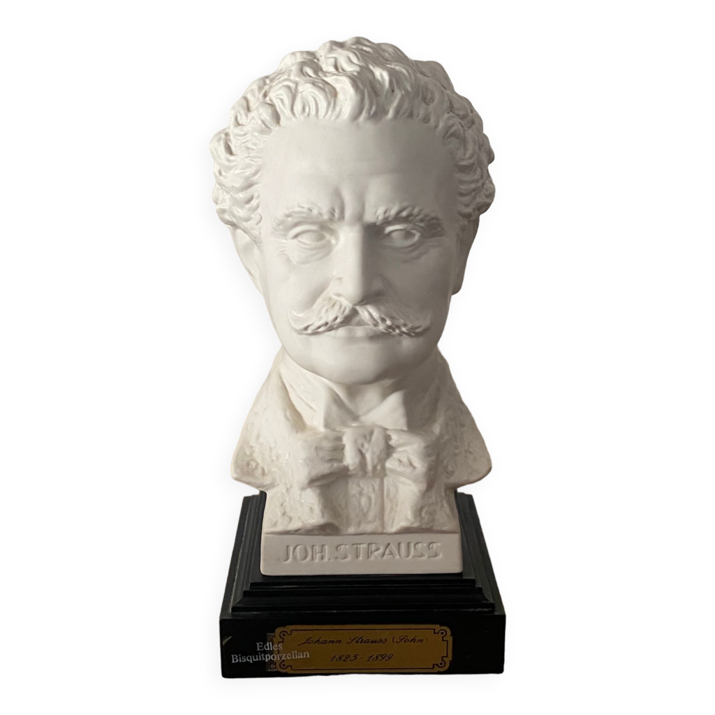 Buste en biscuit Joh Strauss Goebel Bochmann | Selency