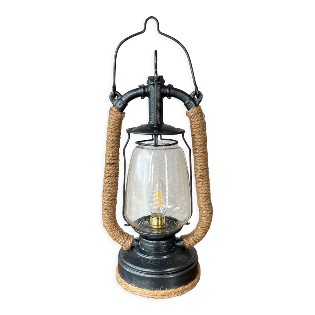 Electrified storm lamp "Marine" | Selency