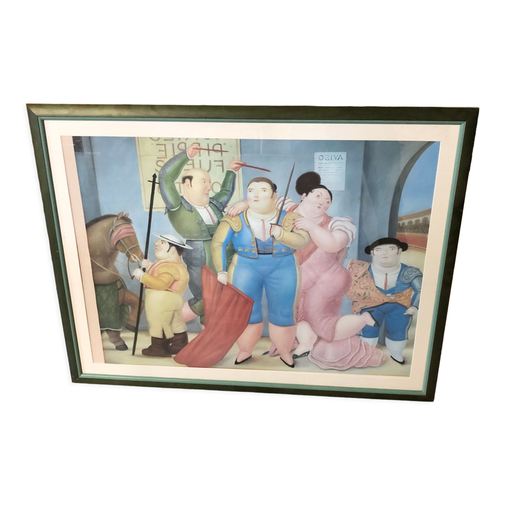 Tableau corrida Fernando botero | Selency